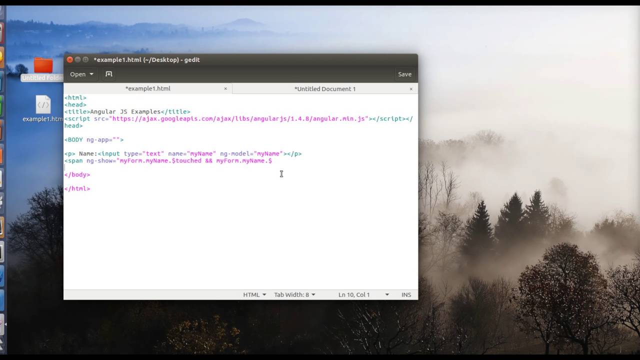 Creating simple text box using controllers and models in Angular JS