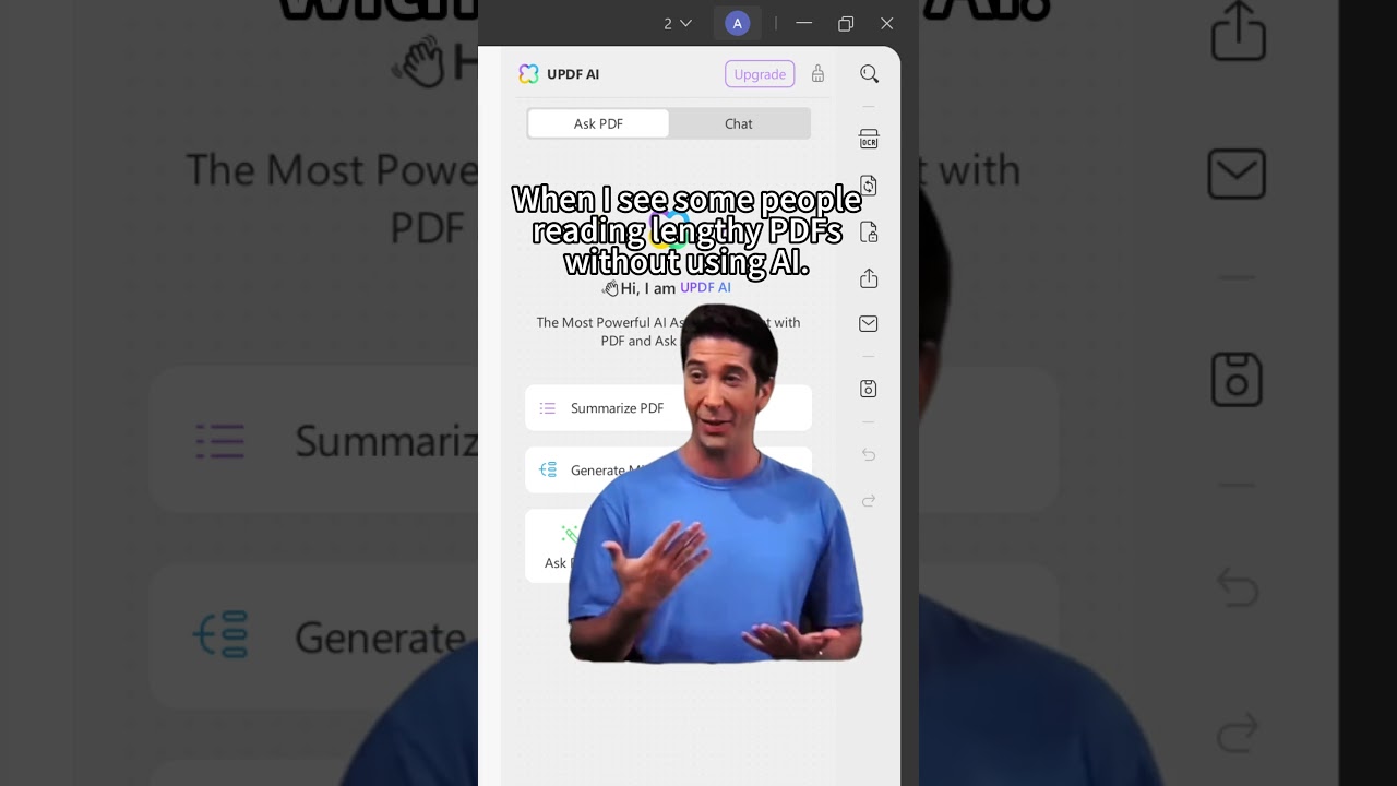 When I see some people reading lengthy PDFs without using AI.