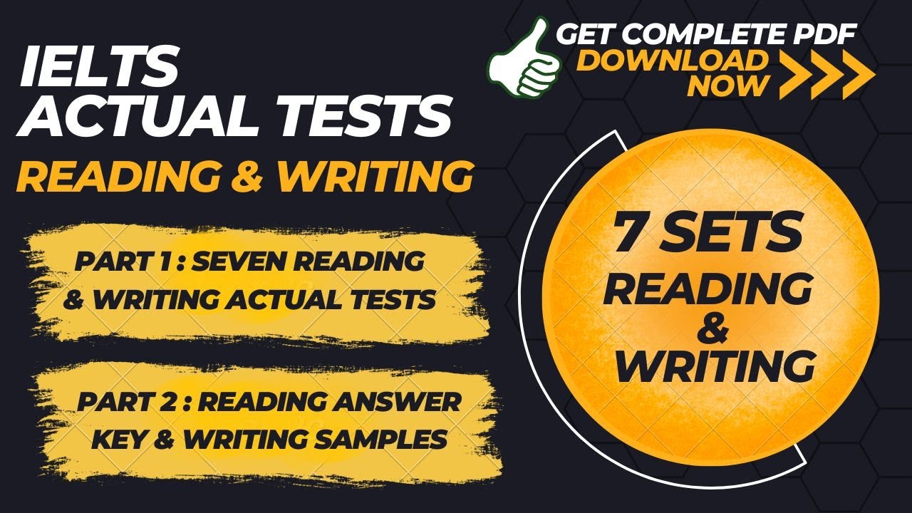 IELTS Reading Practice TEST With ANSWERS | IELTS Solved Writing Task 2 with Template #reading #pdf