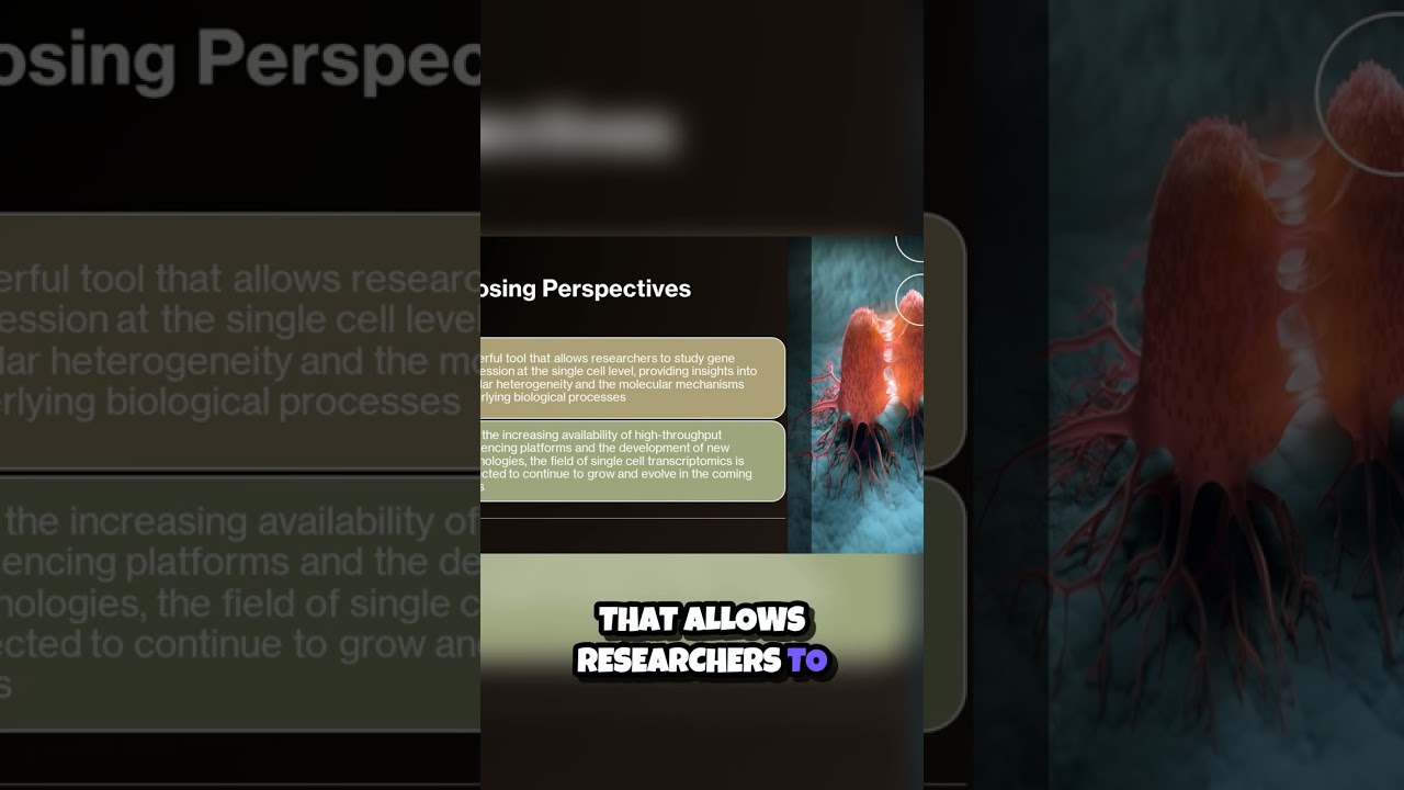 Unlocking Cellular Secrets  The Power of Single Cell Transcriptomics 🔬