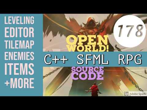 Learn C SFML | Open World RPG 178 | Adding some POLISH and cool tags - Mind Luster