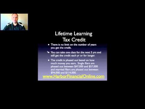 Lifetime Learning Tax Credit