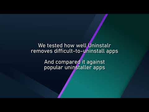 Windows Uninstaller comparison benchmark