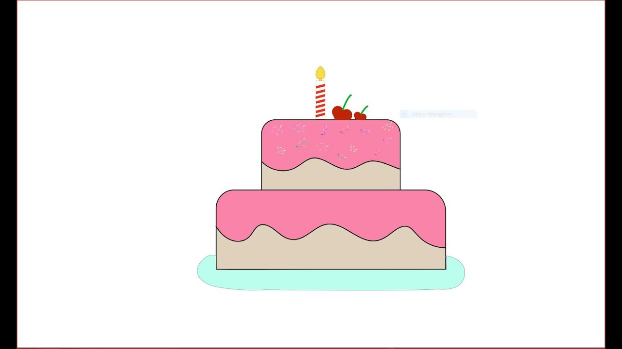 Flat birthday cake in illustrator tutorial - adobe illustrator design Anas graphic it
