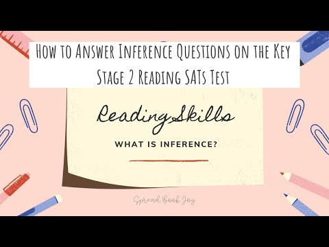 Reading Skills | How to answer inference comprehension questions | Key Stage 2 Reading SATs Test