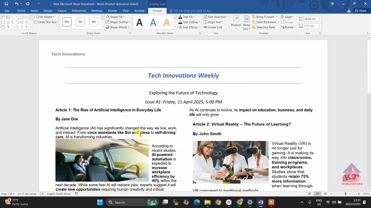 2025| S1|EUP1501| Assignment 2| Step 9 to 11