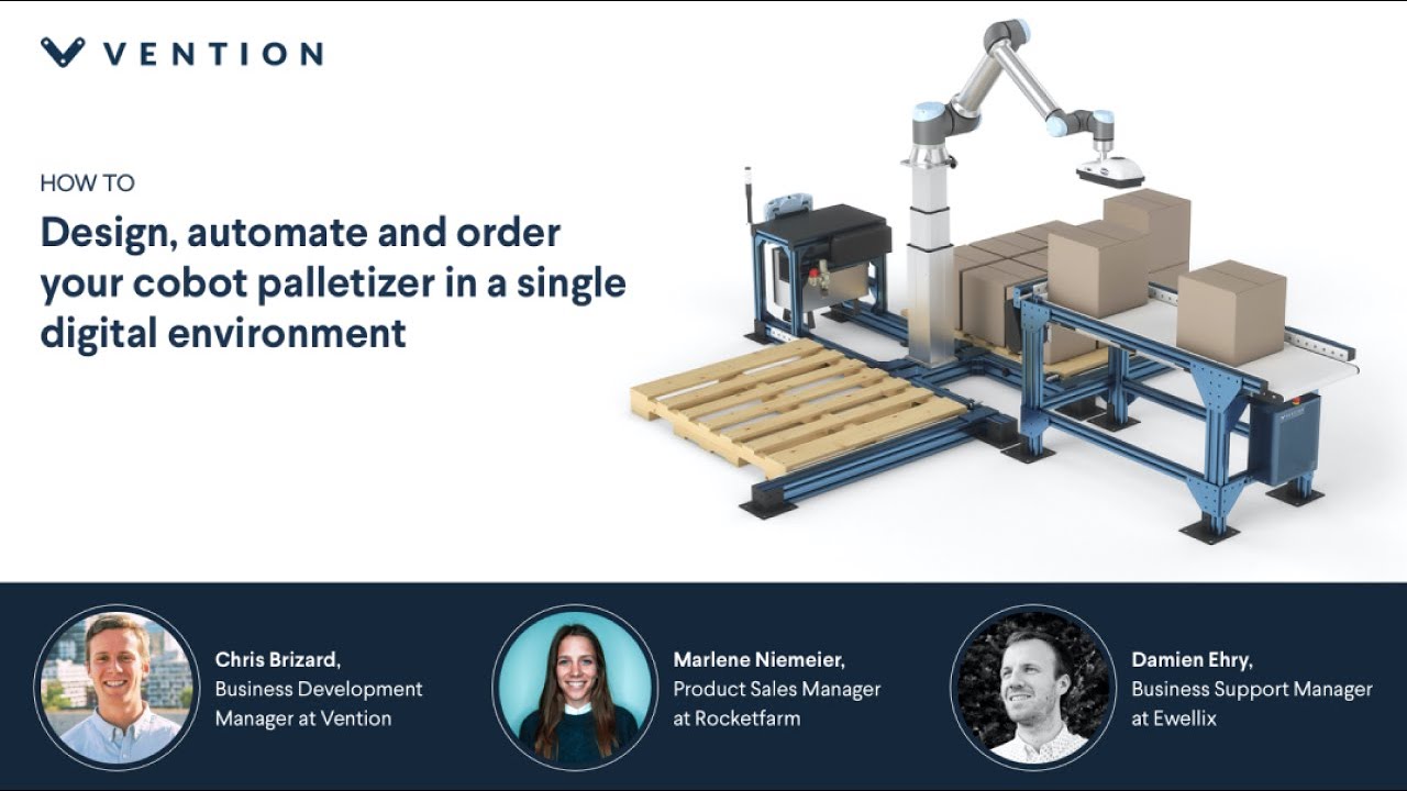 Design, build and order a complete cobot palletizer
