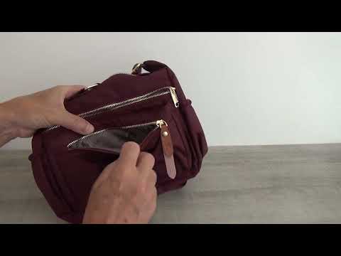 Brinny Sac Bandoulière Femme, Beaucoup de poches de rangement pour ce sac à main