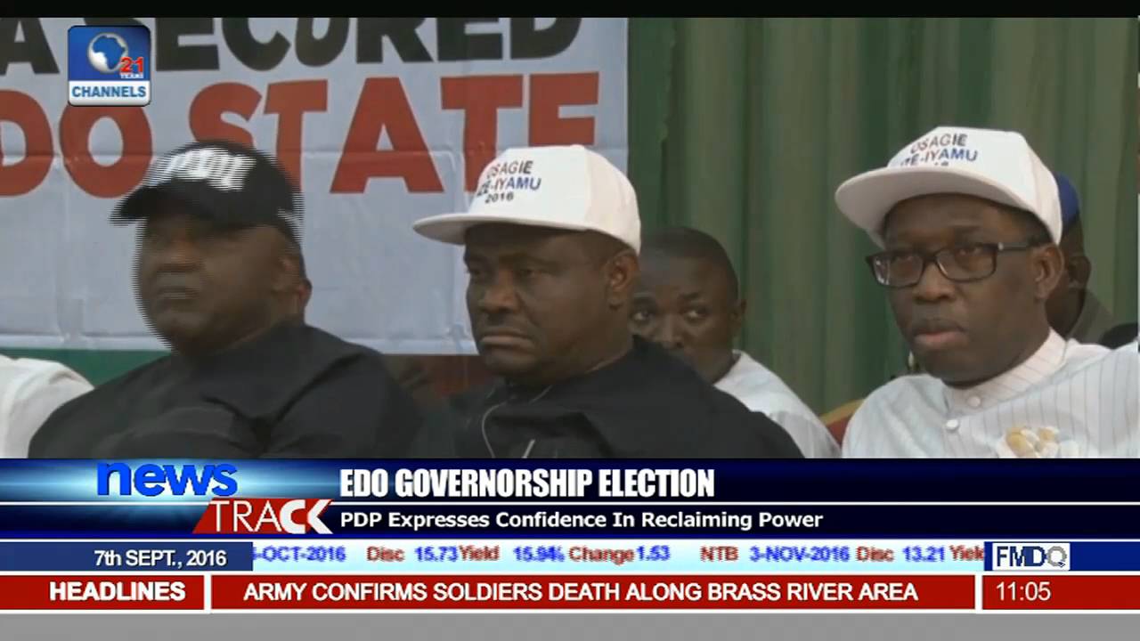 Edo Governorship Election: PDP Holds Grand Rally In Benin City