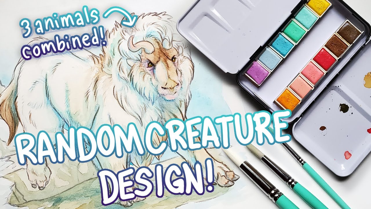 Designing a CREATURE from 3 RANDOM Animals!