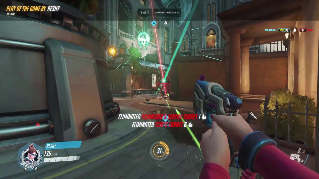[Reshy] Overwatch Highlight dva + team kill