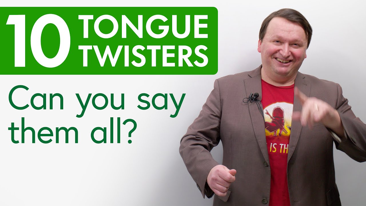 10 English Tongue Twisters To Improve Your Speaking Skills · Engvid