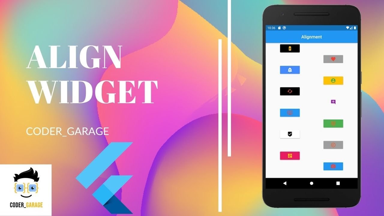 Align Widget Flutter | Flutter tutorial for beginners