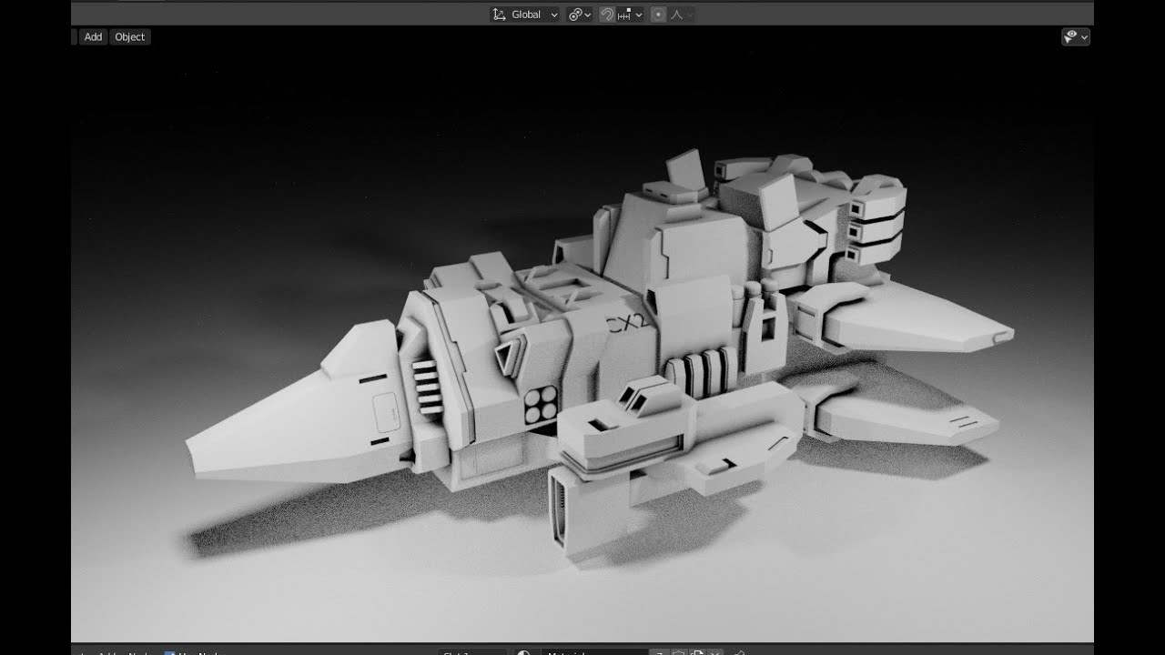 Spacecraft Speed Modeling - Grid Modeler (blender addon)