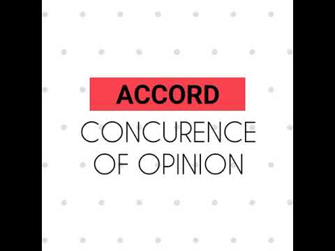 educational help, accord meaning in english, improve your English
