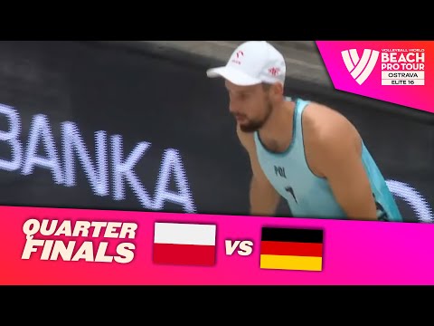 Łosiak/Bryl vs. Sagstetter/Sagstetter - Quarter Final Highlights | Ostrava 2025 #BeachProTour