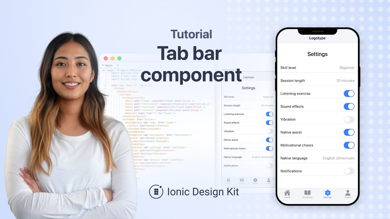 How to Create a Tab Bar Component | Ionic Design Kit