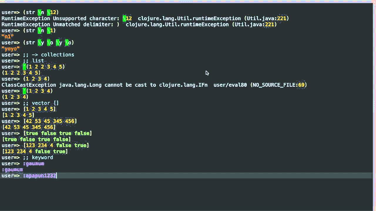 Clojure Basic part one 03