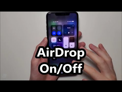 iPhone: How to Turn On/Off AirDrop!