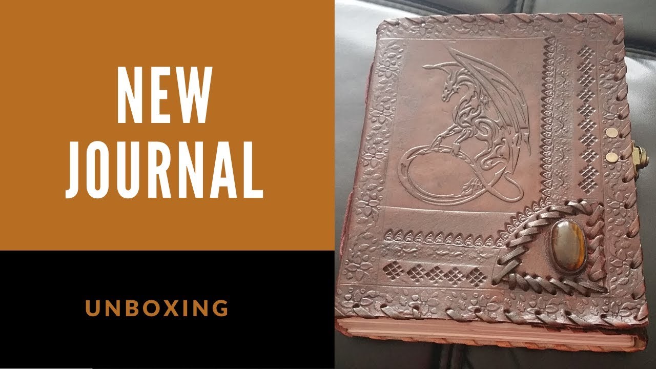 Hand-Made Leather-Bound Dragon Journal (Unboxing & 1st Impressions)