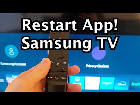 How to Restart App on Samsung Smart TV!