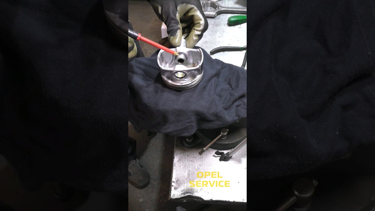 Speedy Assembly of Engine Connecting Rod and Piston #shorts