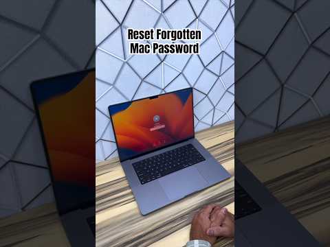 How to reset forgotten Mac User Password @articwoodtech #apple #tipsandtricks #viralvideo #tips