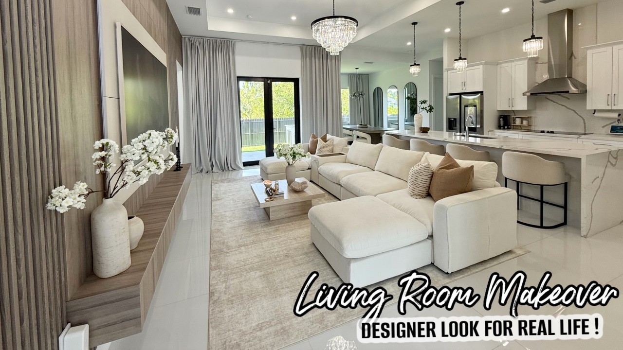 🏡 EPISODE 5 KATIE IS COMING OVER | THIS SOFA TRANSFORMED THE ENTIRE ROOM | MODERN LIVING ROOM DECOR