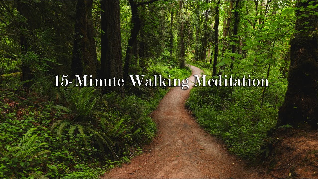 15-Minute Walking Meditation for Mindfulness | Indoor or Outdoor Guided Practice