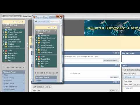 Intro to Blackboard 9.1