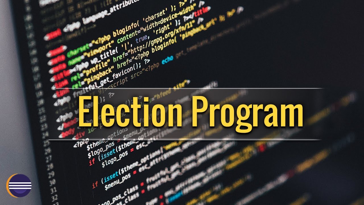 Java Eclipse : Election Program For Practice [Free download]