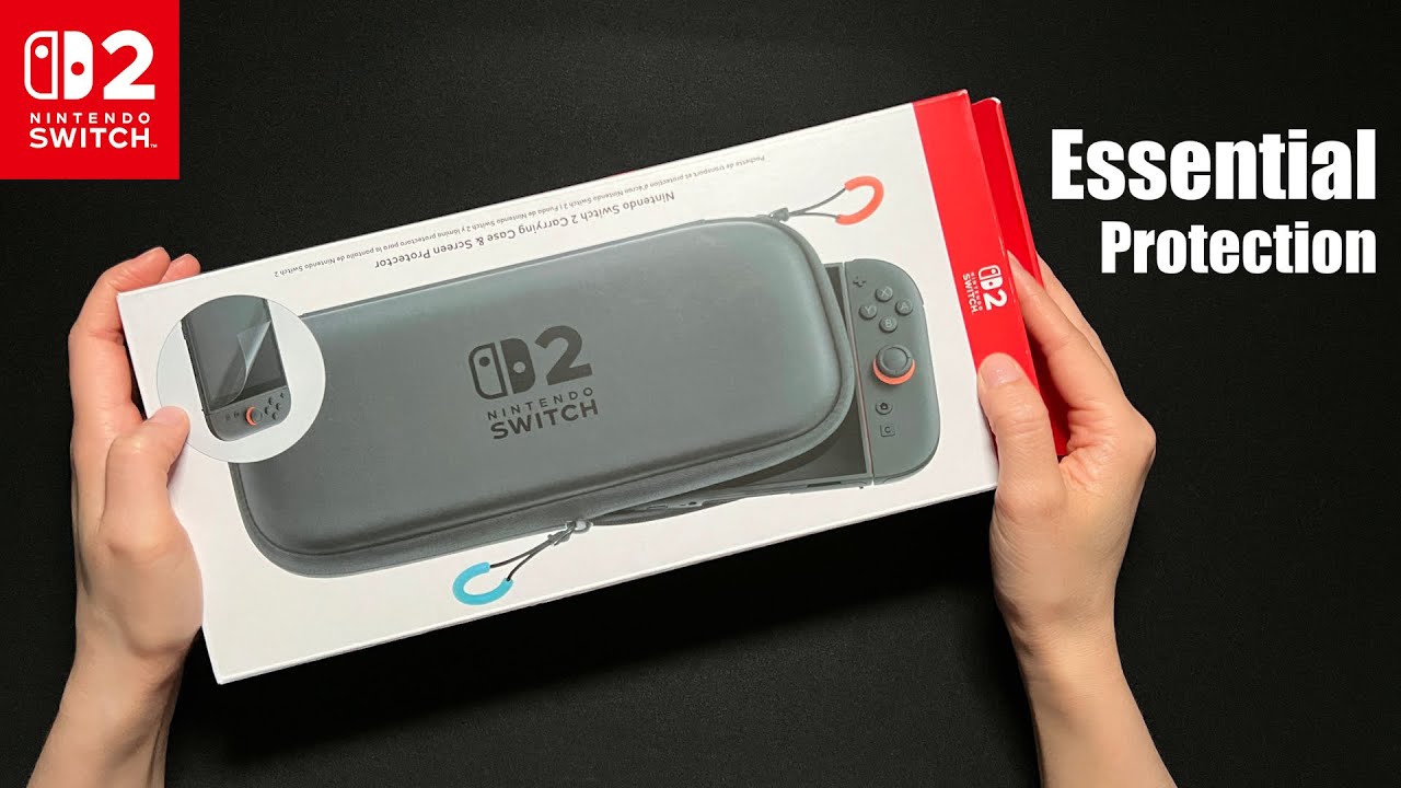 HANDS ON Nintendo Switch 2 Carrying Case & Screen Protector
