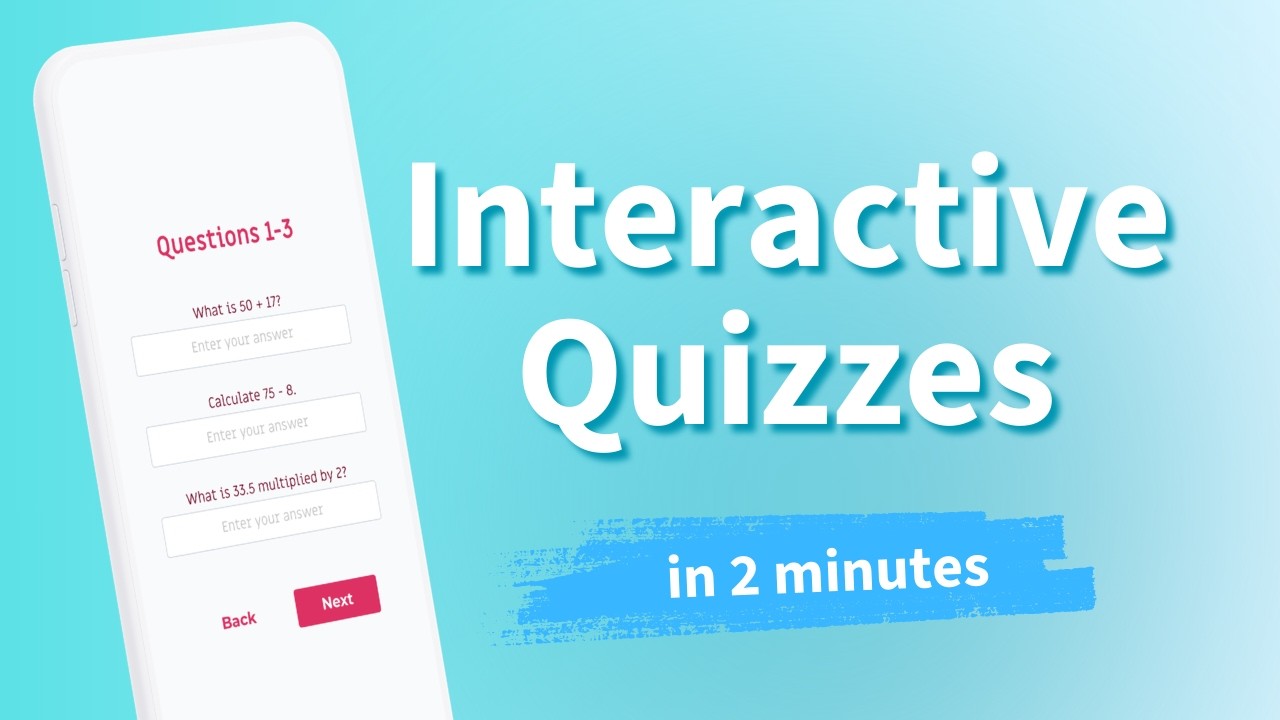 How to Create Interactive Classroom Quizzes in Minutes