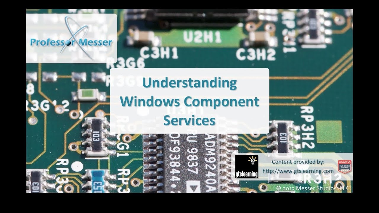 Understanding Windows Component Services - CompTIA A+ 220-802: 1.4