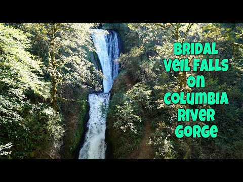 Ep 223 Bridal Veil Falls Oregon on Columbia River Hwy. Solo Full-time RVing