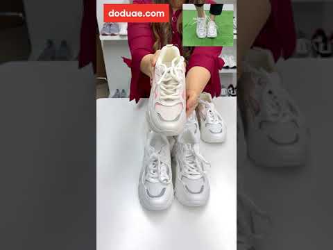 Colorblock Mesh Panel Lace-Up Front Chunky Sneakers- Product Code: S811-9