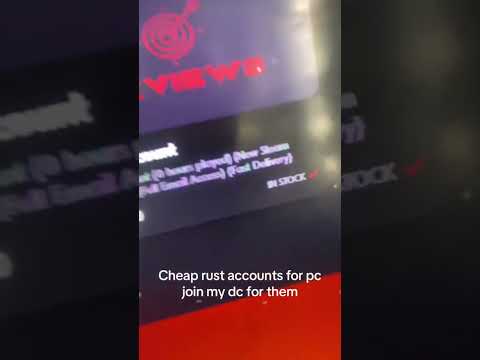 Buy rust accounts cheap