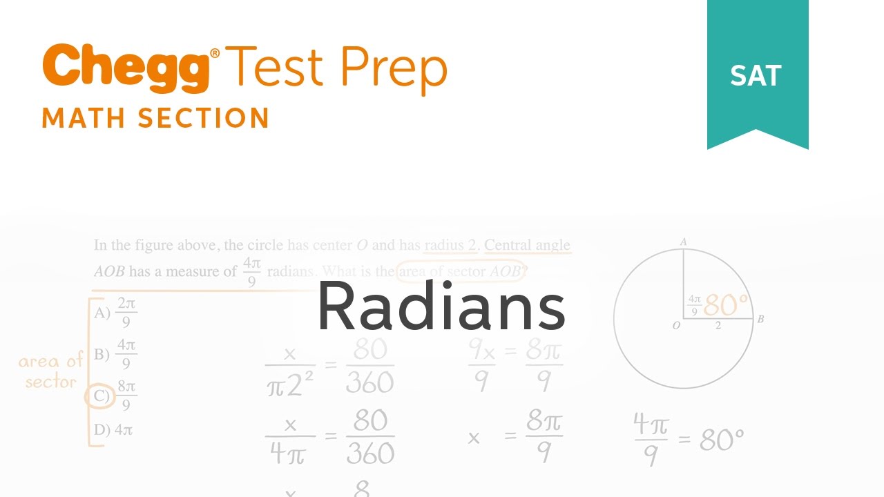 SAT prep - SAT Math: Radians - Chegg Test Prep