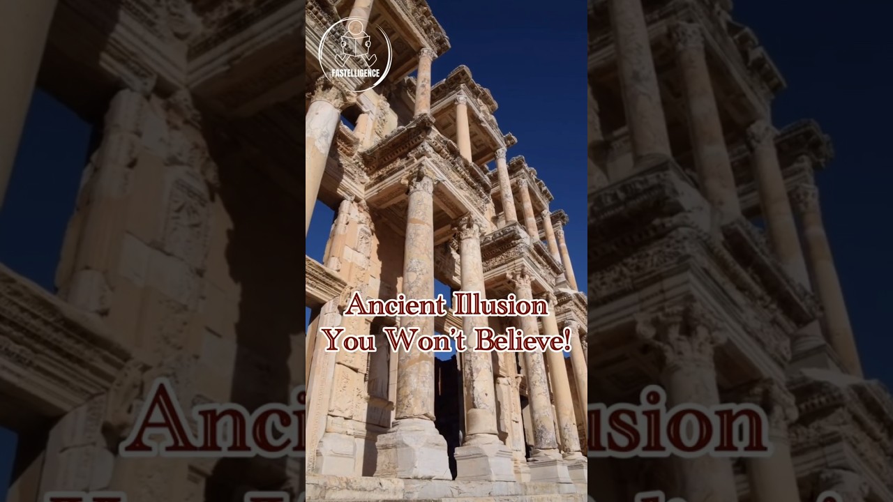 Ancient Architects Tricked Everyone – The Illusion of Ephesus Library