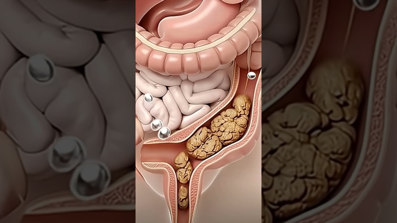 Constipation Explained in the Digestive System | Realistic 3D Medical Animation #nutrilife e