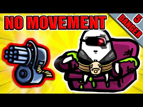 Soldier beats Danger 5 without Moving Once | Brotato