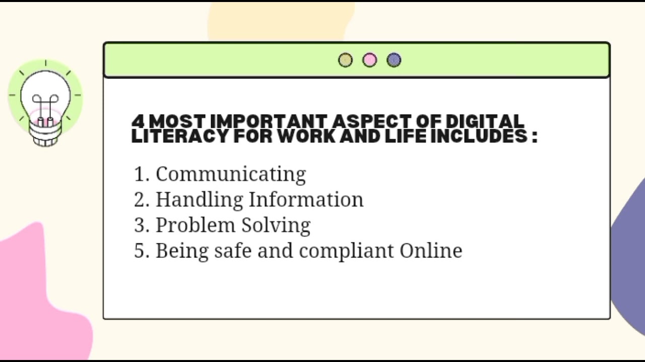 DEVELOPING BASIC DIGITAL SKILLS💜