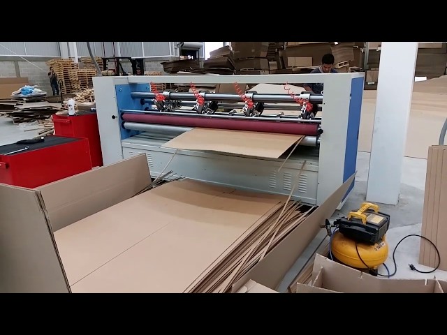 Semi Automatic Corrugated Box Making Machine - Thin Knife Slitter ...