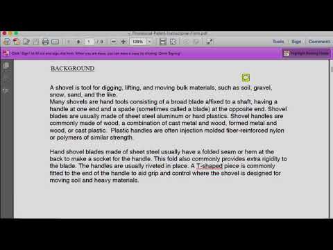The Background: Preparing a Provisional Patent Application #3