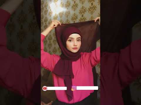 Elegant Chiffon Hijab Scarf Tutorial for College and University Girls @thehijabcompany