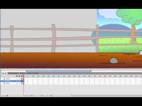 Flash, tweening a background | Digital Art and Animation
