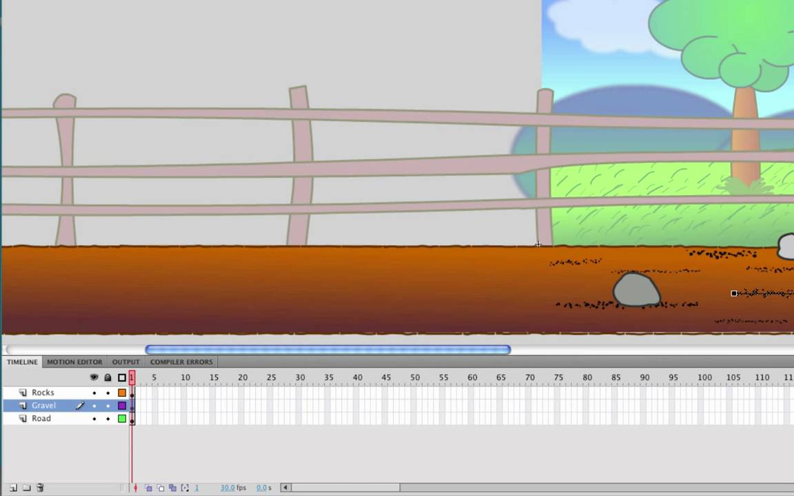 Adobe Flash Tutorial: Scrolling Background