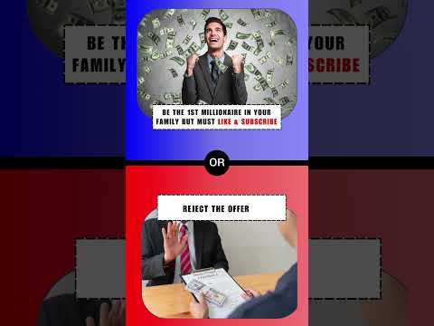 End World Hunger or Become the Richest man on the earth | What would you rather? #wouldyourather
