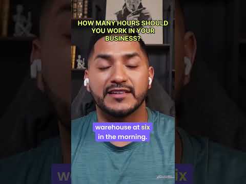 How many hours should you work in your business?