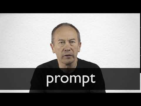 How to pronounce PROMPT in British English